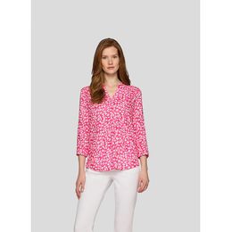 Rabe Bluse in Pink/ Wei&szlig; - 66% | Gr&ouml;&szlig;e 46 | Damen-blusen