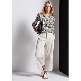 Street One Bluse in Wei&szlig;/ Schwarz - 56% | Gr&ouml;&szlig;e 36 | Damen-blusen