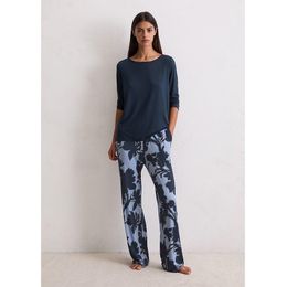Marc O'Polo Marc O ́Polo Pyjama-Oberteil in Dunkelblau - 53% | Gr&ouml;&szlig;e S | Damen-loungewear
