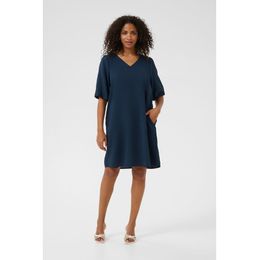 Kaffe Kleid in Dunkelblau - 68% | Gr&ouml;&szlig;e 36 | Damen-kleider