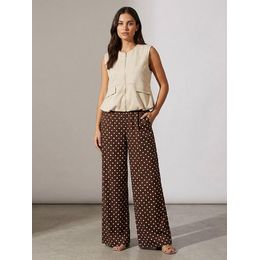 Sublevel Hose in Braun/ Wei&szlig; - 52% | Gr&ouml;&szlig;e M | Damenhosen