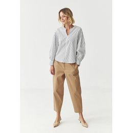 TATUUM Bluse in Wei&szlig;/ Schwarz - 71% | Gr&ouml;&szlig;e 38 | Damen-blusen