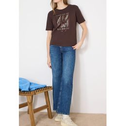 Cecil Shirt in Dunkelbraun - 55% | Gr&ouml;&szlig;e M | Damen-tops