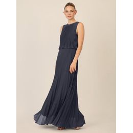 Apart Plisseekleid in Dunkelblau - 72% | Gr&ouml;&szlig;e 42 | Damen-kleider