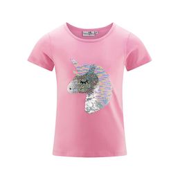 happy girls by Eisend Shirt in Rosa - 46% | Gr&ouml;&szlig;e 128 | Kinder-oberteile