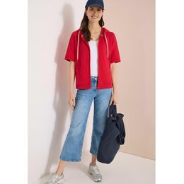 Cecil Sweatjacke in Rot - 35% | Gr&ouml;&szlig;e M | Damen-sweatshirts-jacken