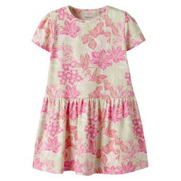 name it Kleid "Fennaz" in Gr&uuml;n/ Pink - 40% | Gr&ouml;&szlig;e 92 | Kinderkleider