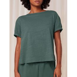 Triumph Pyjama-Oberteil in Dunkelgr&uuml;n - 60% | Gr&ouml;&szlig;e S | Damen-loungewear
