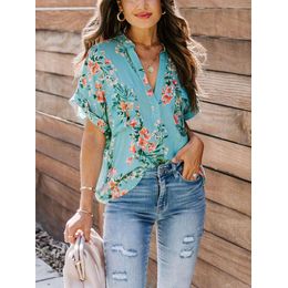 Milan Kiss Bluse in Gr&uuml;n - 61% | Gr&ouml;&szlig;e L | Damen-blusen
