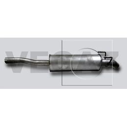 VEGAZ Mittelschalld&auml;mpfer ms445 f&uuml;r Mercedes