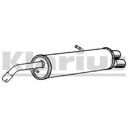 VEGAZ Endschalld&auml;mpfer pgs362 f&uuml;r Citro&euml;n/Peugeot
