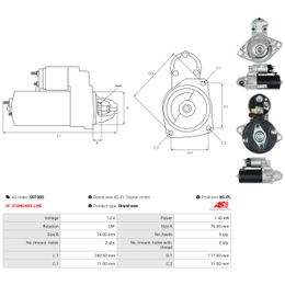 AS-PL Starter s0738s f&uuml;r Opel GM