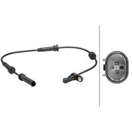 Hella Sensor, Raddrehzahl 6pu012679301 Vorderachse f&uuml;r BMW
