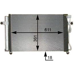 Mahle Kondensator, Klimaanlage BEHR HELLA SERVICE *** PREMIUM LINE ac394000p f&uuml;r HYUNDAI