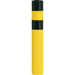 Black Bull Rammschutz-Poller, Gr&ouml;&szlig;e XL, schwarz / gelb, zum Einbetonieren