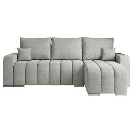 H&ouml;ffner Ecksofa mit Schlaffunktion Kirasso grau Ma&szlig;e (cm): B: 245 H: 86 &raquo; H&ouml;ffner
