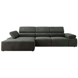 H&ouml;ffner Ecksofa mit Sitzvorzug Rilasso &brvbar; grau &brvbar; Ma&szlig;e (cm): B: 296 H: 66 &raquo; H&ouml;ffner