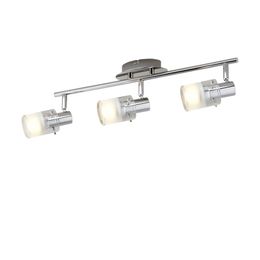 KHG LED- Deckenstrahler 3-flammig mit Glas silber Ma&szlig;e (cm): B: 50 H: 15 T: 13.5 &raquo; H&ouml;ffner