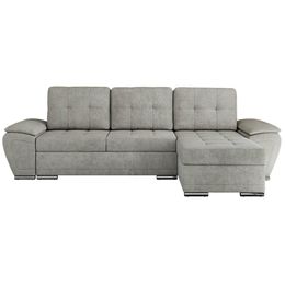H&ouml;ffner Ecksofa mit Schlaffunktion Umbria &brvbar; grau &brvbar; Ma&szlig;e (cm): B: 271 H: 85 &raquo; H&ouml;ffner