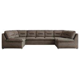 H&ouml;ffner Wohnlandschaft mit Schlaffunktion Comodo &brvbar; braun &brvbar; Ma&szlig;e (cm): B: 340 H: 93 &raquo; H&ouml;ffner