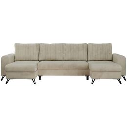 H&ouml;ffner Wohnlandschaft Beige beige Ma&szlig;e (cm): B: 312 H: 90 &raquo; H&ouml;ffner