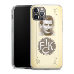 DeinDesign iPhone 12 Pro Max Handy Silikon H&uuml;lle Case transparent Handyh&uuml;lle 1. Fc Kaiserslautern Fritz Walter Logo Silikon Case