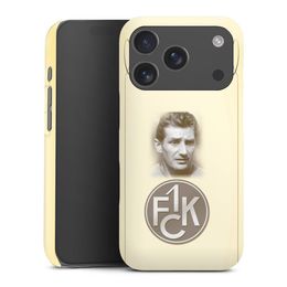 DeinDesign iPhone 17 Pro Handy Premium Case Smartphone Handyh&uuml;lle Schutzh&uuml;lle gl&auml;nzend 1. Fc Kaiserslautern Fritz Walter Logo Premium Case