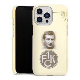 DeinDesign iPhone 13 Pro Handy Premium Case Smartphone Handyh&uuml;lle Schutzh&uuml;lle matt 1. Fc Kaiserslautern Fritz Walter Logo Premium Case