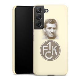 DeinDesign Galaxy S22 Handy Premium Case Smartphone Handyh&uuml;lle Schutzh&uuml;lle gl&auml;nzend 1. Fc Kaiserslautern Fritz Walter Logo Premium Case