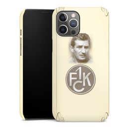 DeinDesign iPhone 12 Pro Max Handy Premium Case Smartphone Handyh&uuml;lle Schutzh&uuml;lle matt 1. Fc Kaiserslautern Fritz Walter Logo Premium Case