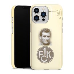 DeinDesign iPhone 13 Pro Handy Premium Case Smartphone Handyh&uuml;lle Schutzh&uuml;lle gl&auml;nzend 1. Fc Kaiserslautern Fritz Walter Logo Premium Case
