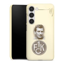 DeinDesign Galaxy S23 Handy Premium Case Smartphone Handyh&uuml;lle Schutzh&uuml;lle matt 1. Fc Kaiserslautern Fritz Walter Logo Premium Case