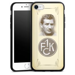 DeinDesign iPhone SE (2020) Handy Slim Case extra d&uuml;nn Silikon Handyh&uuml;lle schwarz H&uuml;lle Logo 1. Fc Kaiserslautern Fritz Walter Silikon Slim Case