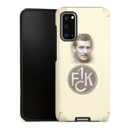 DeinDesign Galaxy S20 Handy Panzer Handyh&uuml;lle robuste Outdoor H&uuml;lle Schutzh&uuml;lle matt 1. Fc Kaiserslautern Fritz Walter Logo Tough Case