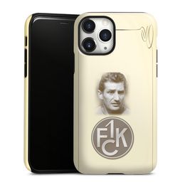 DeinDesign iPhone 11 Pro Handy Panzer Handyh&uuml;lle robuste Outdoor H&uuml;lle Schutzh&uuml;lle gl&auml;nzend Logo 1. Fc Kaiserslautern Fritz Walter Tough Case