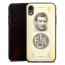 DeinDesign iPhone Xr Handy Silikon H&uuml;lle Case schwarz Handyh&uuml;lle 1. Fc Kaiserslautern Fritz Walter Logo