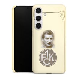 DeinDesign Galaxy S24 Handy Premium Case Smartphone Handyh&uuml;lle Schutzh&uuml;lle matt 1. Fc Kaiserslautern Fritz Walter Logo Premium Case