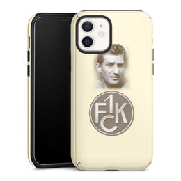 DeinDesign iPhone 12 mini Handy Panzer Handyh&uuml;lle robuste Outdoor H&uuml;lle Schutzh&uuml;lle gl&auml;nzend 1. Fc Kaiserslautern Fritz Walter Logo Tough Case
