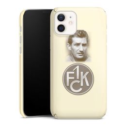 DeinDesign iPhone 12 Handy Premium Case Smartphone Handyh&uuml;lle Schutzh&uuml;lle matt 1. Fc Kaiserslautern Fritz Walter Logo Premium Case