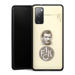 DeinDesign Galaxy S20 FE Handy Silikon H&uuml;lle Case schwarz Handyh&uuml;lle Fritz Walter 1. Fc Kaiserslautern Logo