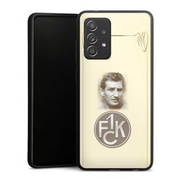 DeinDesign Galaxy A52s 5G Handy Premium Silikon H&uuml;lle Handyh&uuml;lle schwarz Case 1. Fc Kaiserslautern Fritz Walter Logo Silikon Premium Case