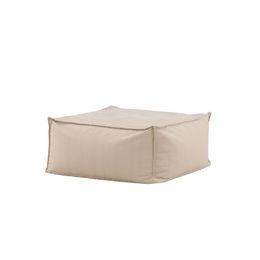 Gartenlounge-Hocker VENTURE HOME "Rambo, vielseitiger Outdoor-Hocker 85 &times; 85 cm, belastbar bis 150 kg", beige, B:85cm H:40cm T:85cm, Hocker, Loungehocker, Olefin-Bezug, Polystyrol-F&uuml;llung, modular, beige