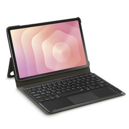 Hama Tablettasche "Tableth&uuml;lle mit Tastatur f&uuml;r Samsung Galaxy Tab S11 11 Zoll", schwarz, B/H/T: 20cm x 2,8cm x 29,5cm, Taschen, Abnehmbare Tastatur, Touchpad, Magnetverschluss, Standfunktion, leise