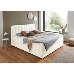 Boxbett "Alva, wahlweise mit Matratze", wei&szlig;, B:180cm L:211cm, ATLANTIC HOME COLLECTION, Komplettbetten, wahlweise mit Matratze und Topper