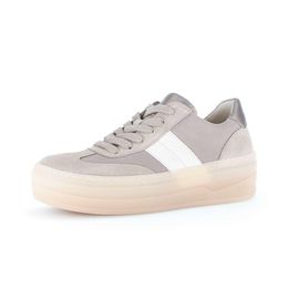 Sneaker Gabor "Sneaker low", Damen, Gr. 35,5, beige, Schuhe Sneaker