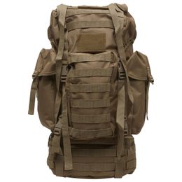 Rucksack Brandit "Brandit Accessoires Kampfrucksack Molle", Gr. onesize, camel, Polyester, Rucks&auml;cke Rucksack