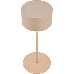 Briloner Leuchten LED Au&szlig;en-Tischleuchte "KLIRA 7629011", beige, Leuchten