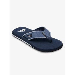 Zehentrenner Quiksilver "MONKEY ABYSS", Herren, Gr. 45, navy, Textil, Schuhe Zehentrenner, Sommerschuhe