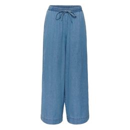 Stoffhose Kaffe "Casual Hose KAjade", Damen, Gr. 44, N-Gr, blau (medium blau chambray), Obermaterial: 100% Baumwolle CO., Hosen Stoffhose