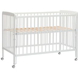 Beistellbett fillikid "Nena", Baby, Gr. Liegefl&auml;che B/L: 60cm x 120cm, kein H&auml;rtegrad, wei&szlig;, Massivholz, Babybetten, Made in Europe